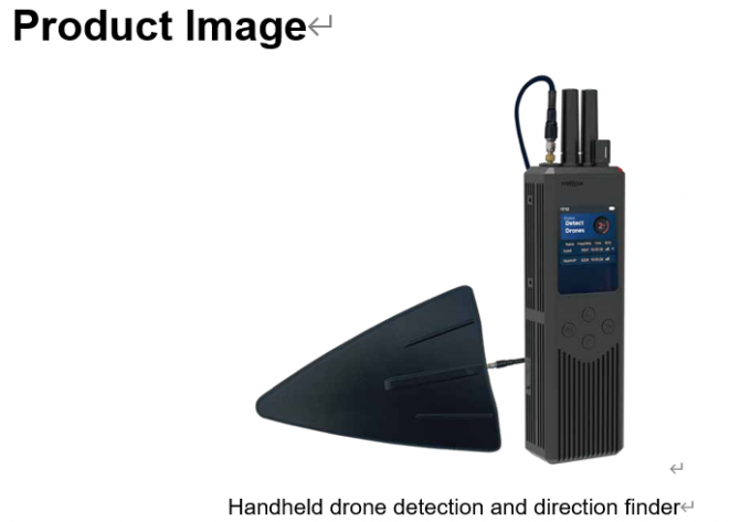 ABS Material Handheld Drone Detector UAV Signal Detection Direction Finder