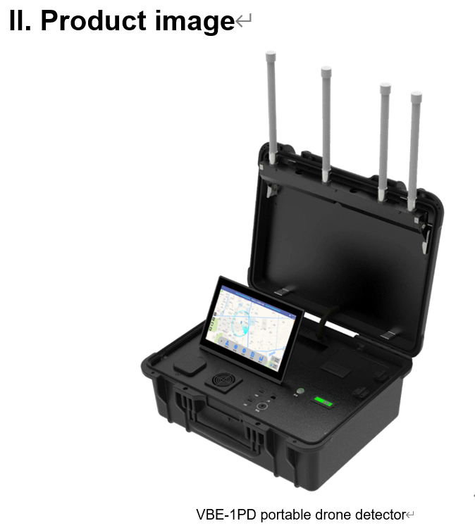 Portable Drone Detection System Uav Uas Detector With Detection Distance To 10km